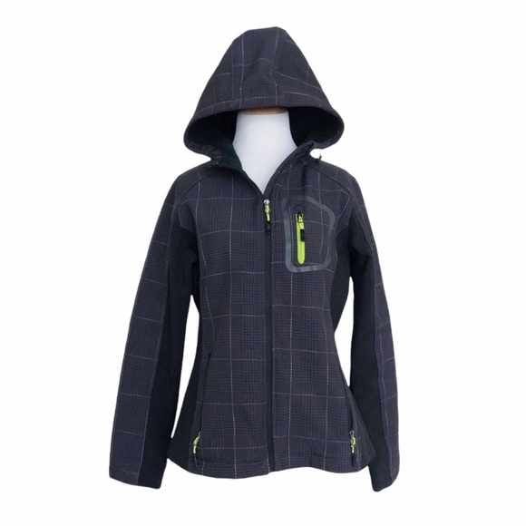 Vertical 9 | Jackets & Coats | Vertical 9 Plaid Fleecelined Scuba Hood ...